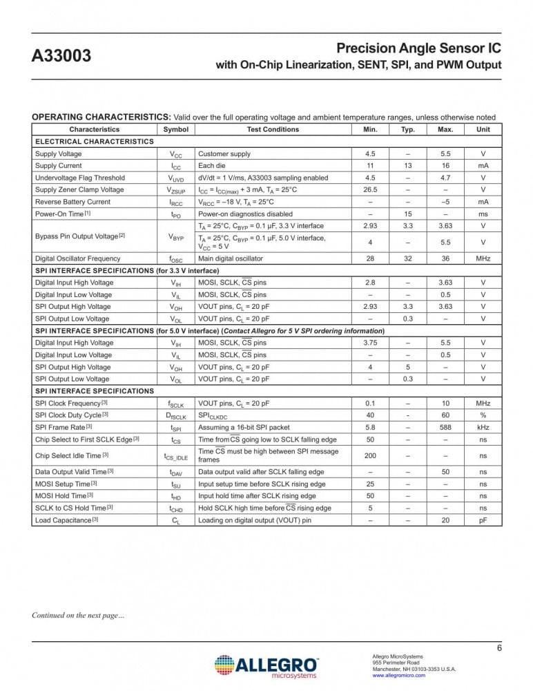 A33003 datasheet page 6