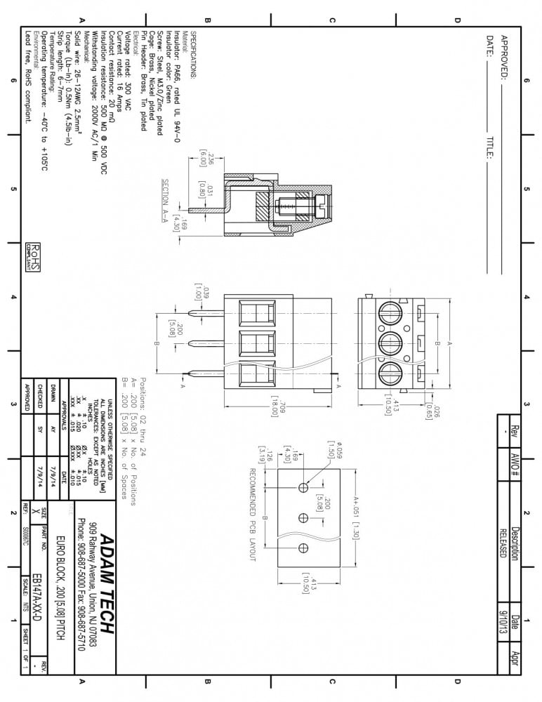 ADAM TECH EB147A-03-D index 1