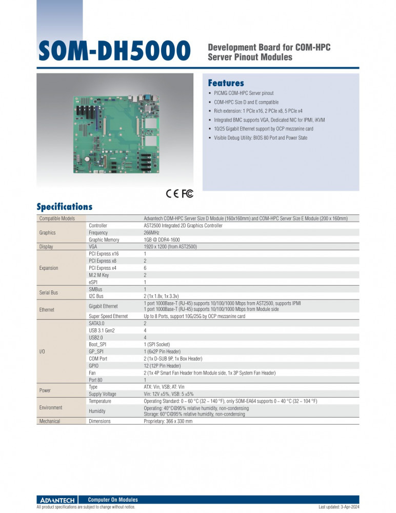 SOM-DH5000 document page 1 preview