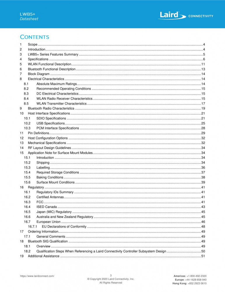 Laird 453-00047C datasheet page 3