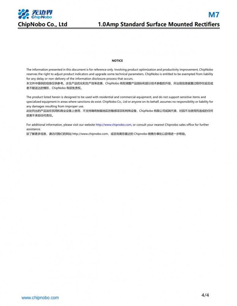 ChipNobo M7 datasheet page 4