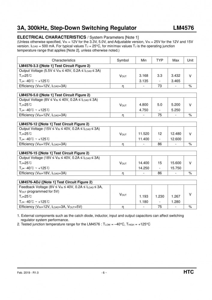 LM4576 datasheet page 6
