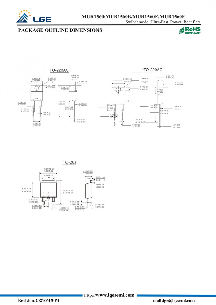 LGE MUR1560 datasheet page 4