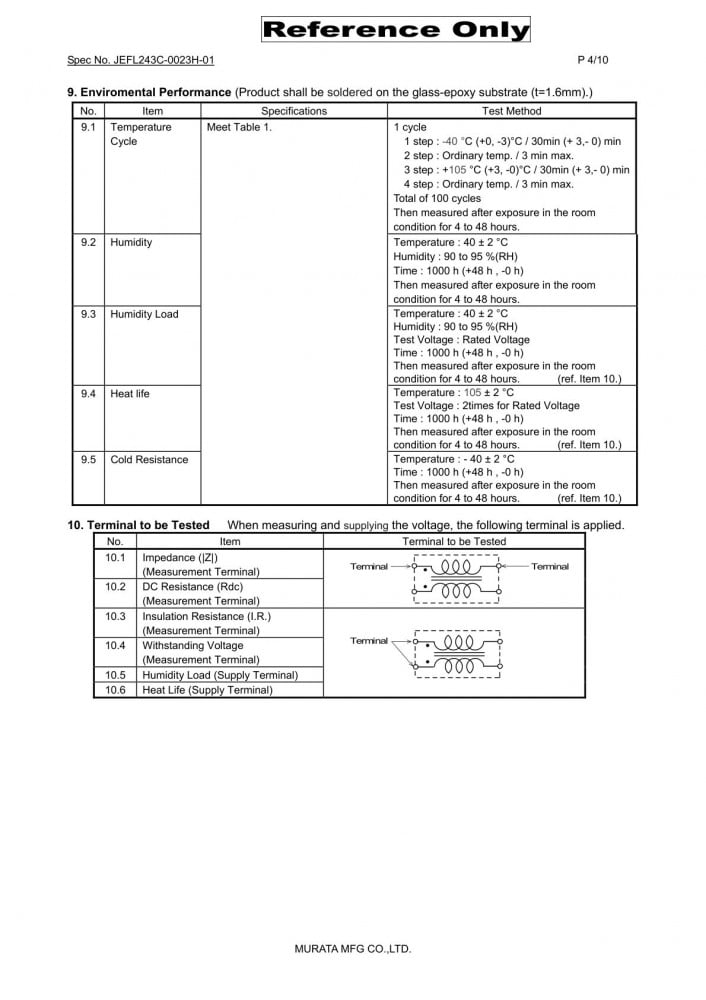 DLW5ATN231TQ2L reference specification page 4