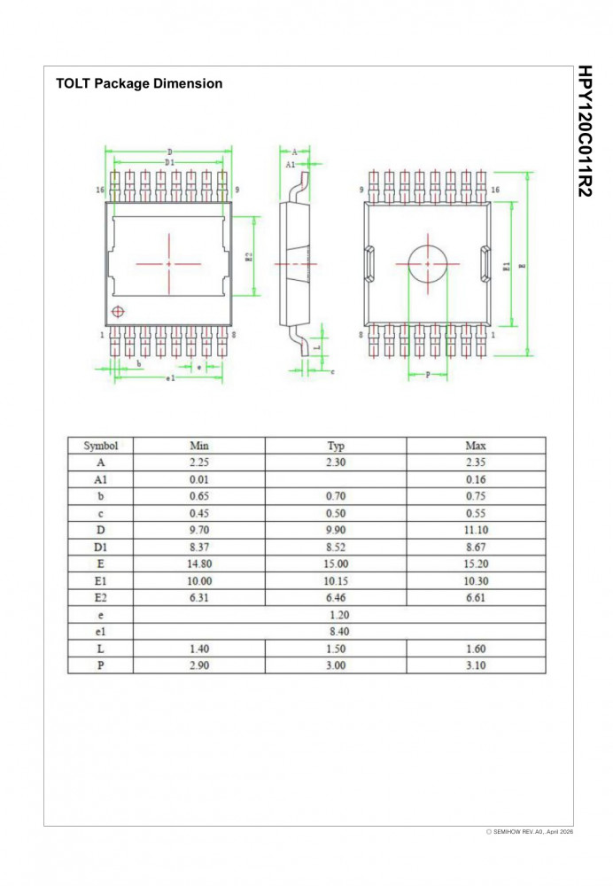 HPY120C011R2 technical document page 6