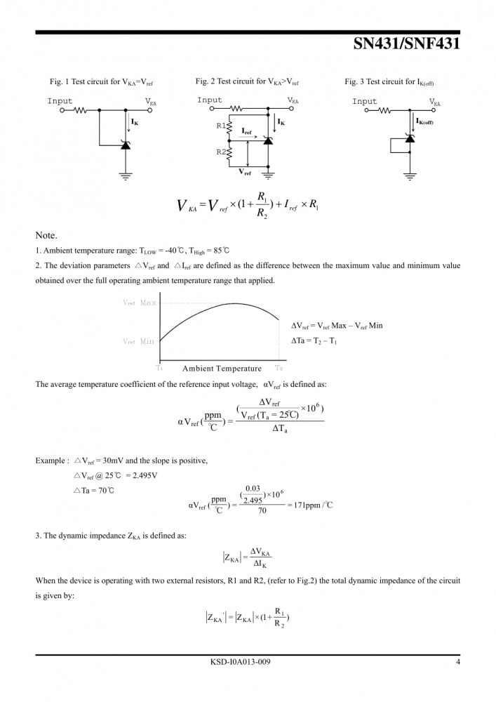 SN431AAT datasheet page 4