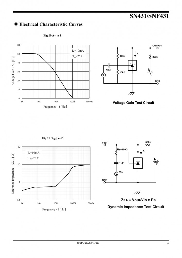 SN431AAT datasheet page 6
