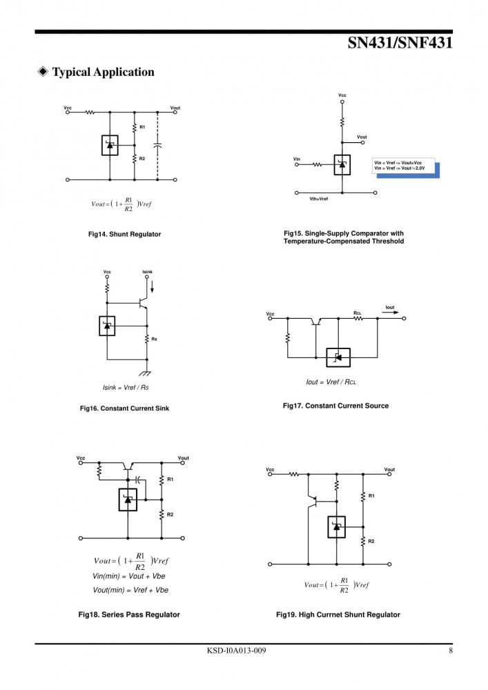 SN431AAT datasheet page 8
