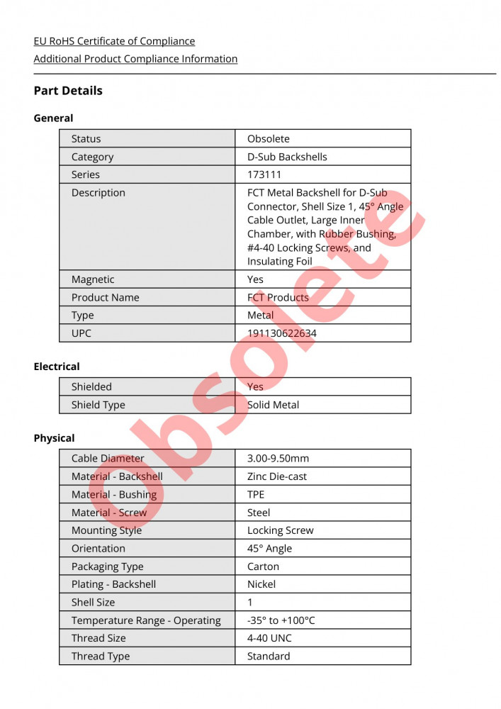 MOLEX 1731110671 drawing preview, page 2
