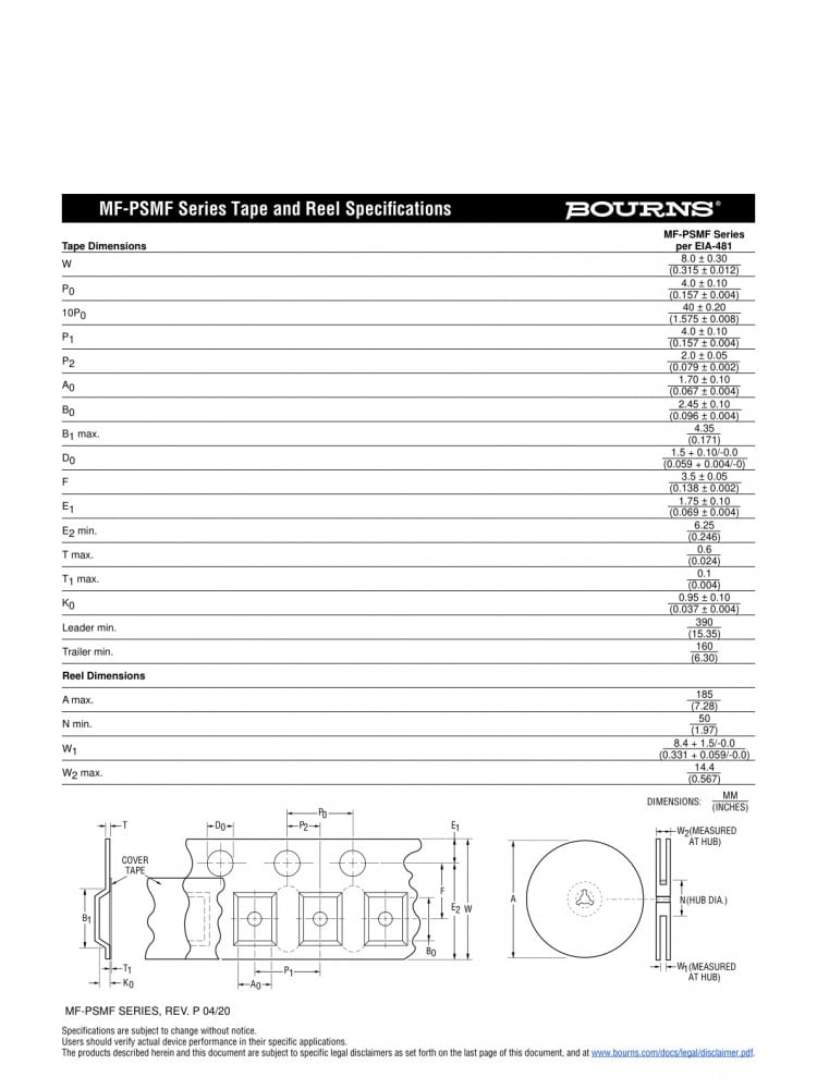 BOURNS MF-PSMF datasheet page 5