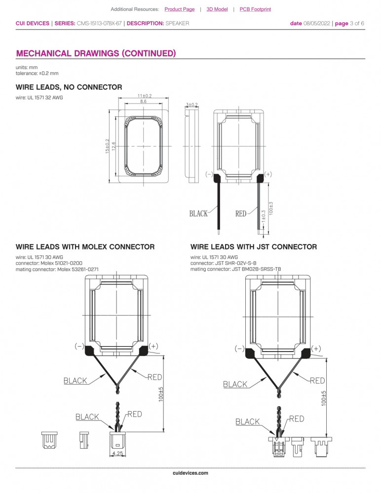 CMS-15113-078SP-67 datasheet page 3
