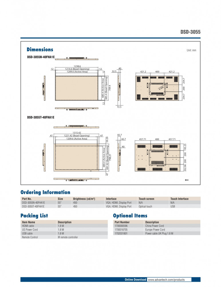 DSD-3055 datasheet page 2