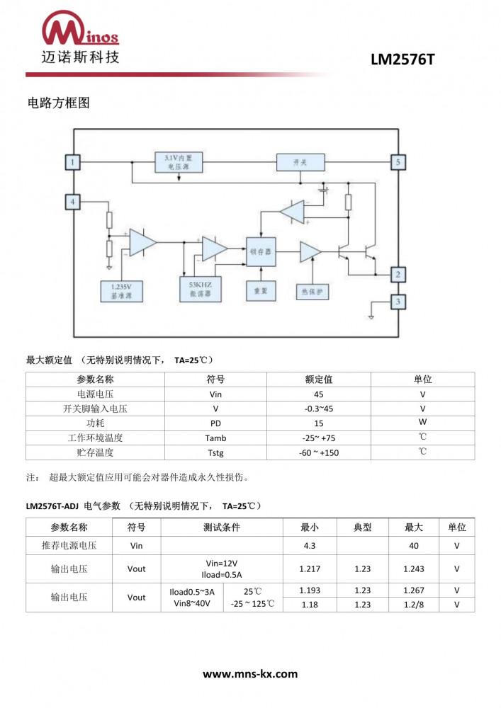 LM2576T-12 datasheet page 2