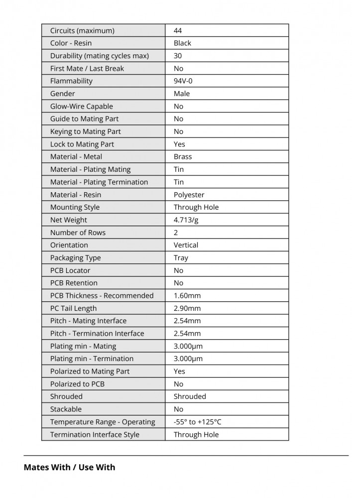 MOLEX 901301144 technical document image 3