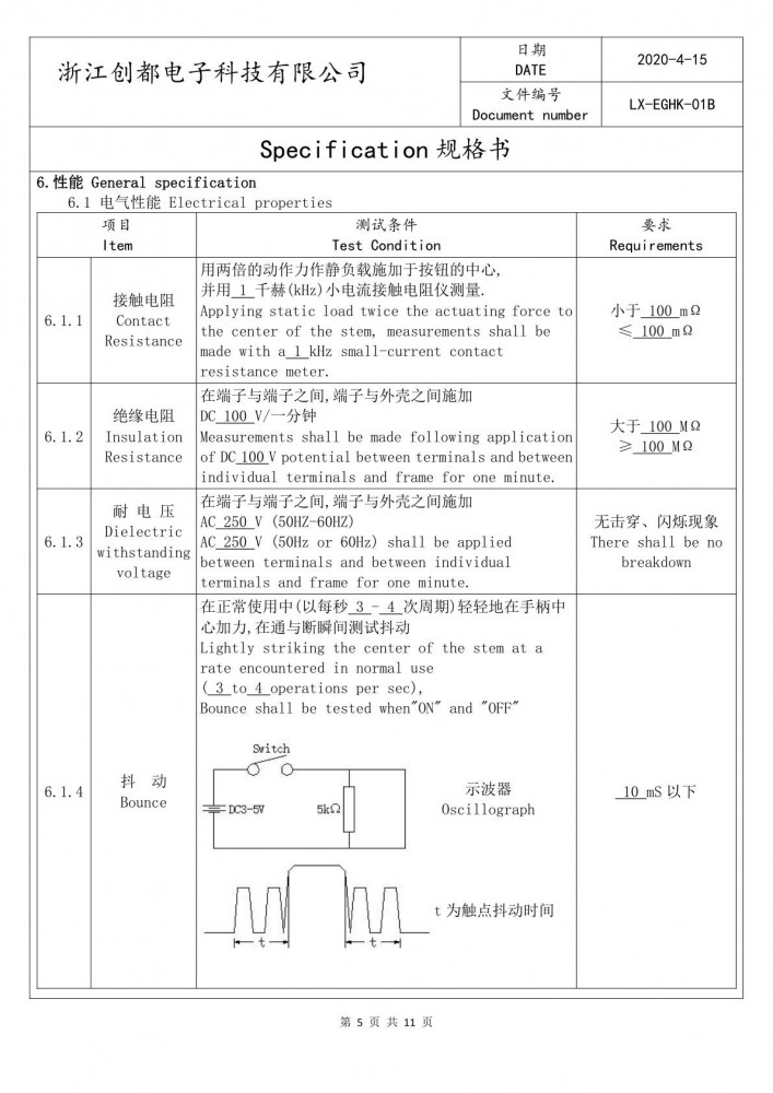 CAX TS1103FSS-12×12×4.3A specification page 4