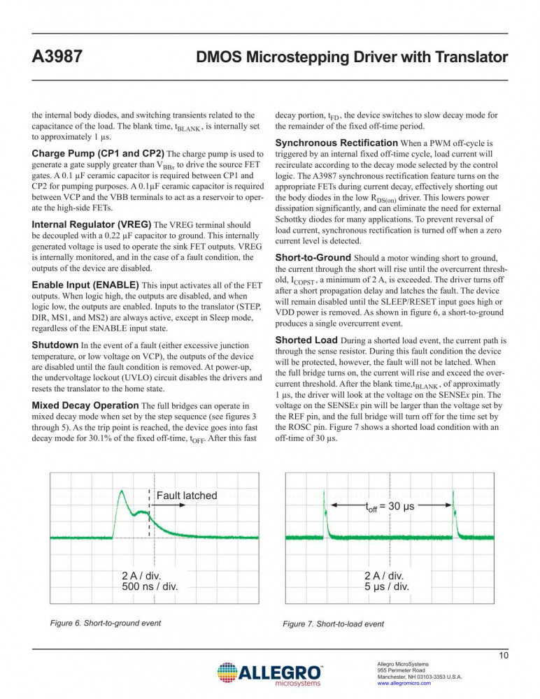 A3987 datasheet page 10
