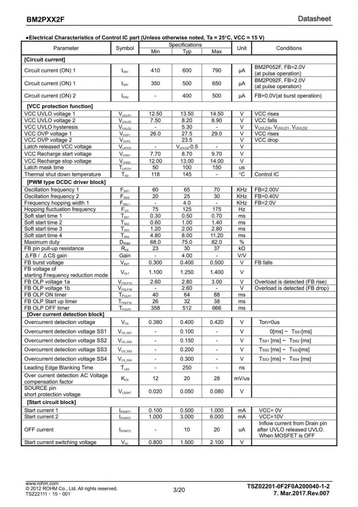 BM2P092F-GE2 technical document page 3
