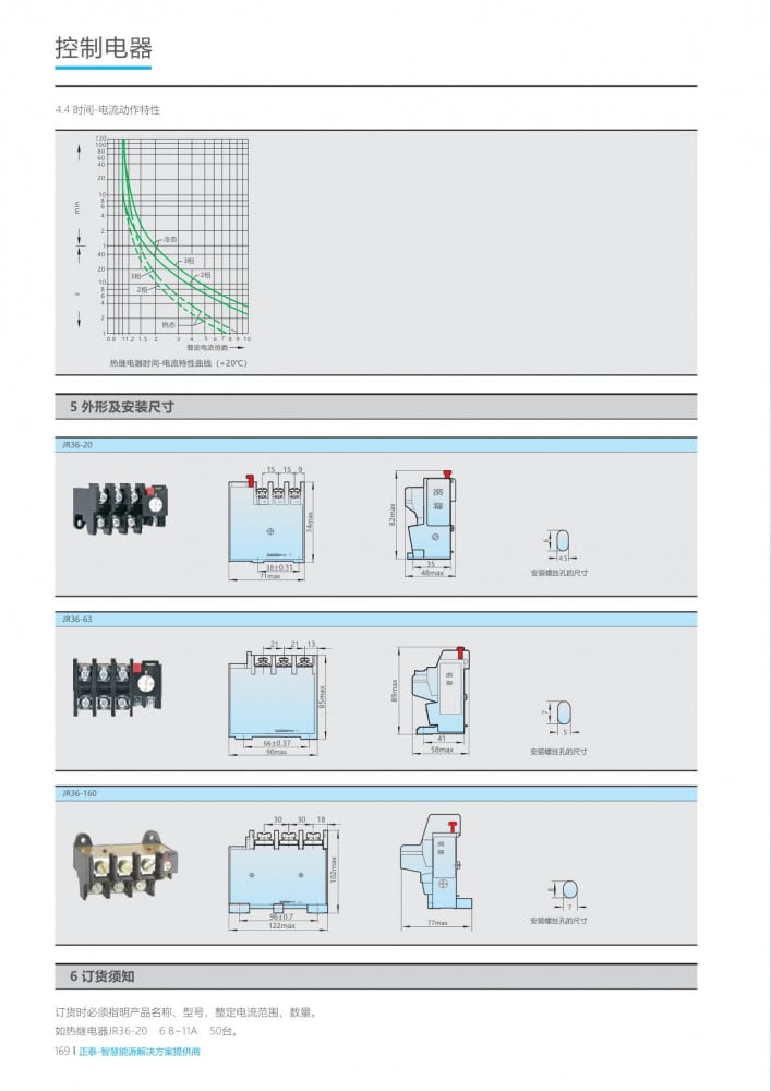 CHINT JR36 series technical document page 3