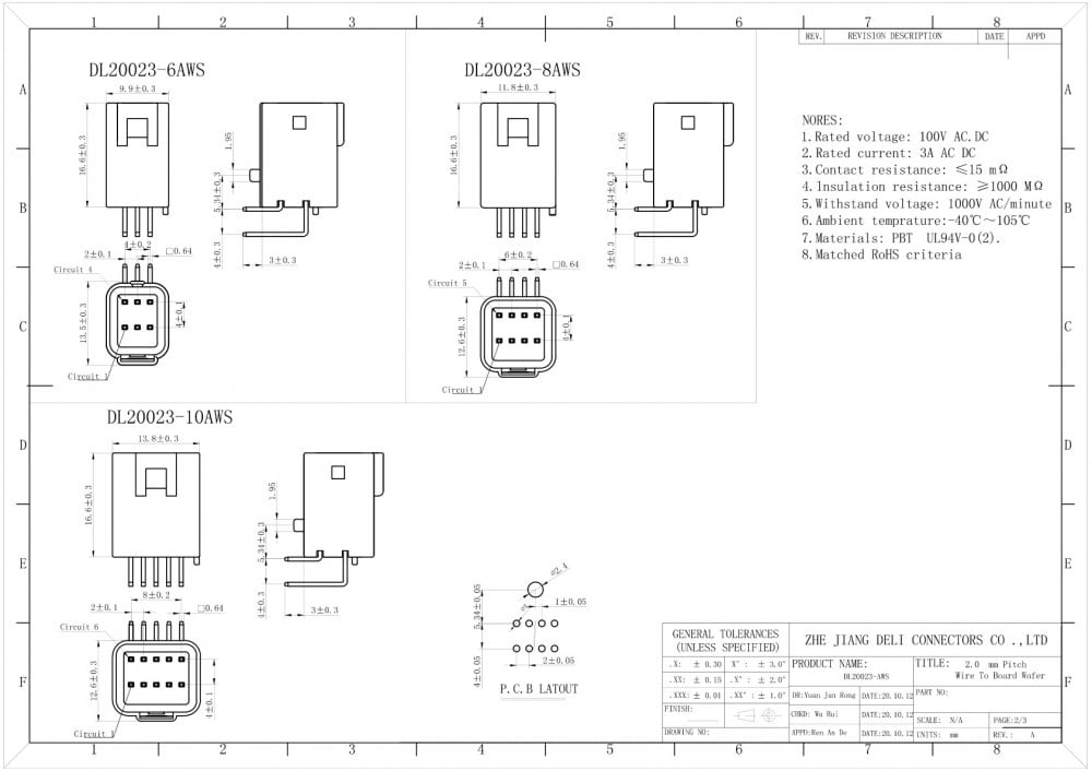 DL20023 technical document page 6