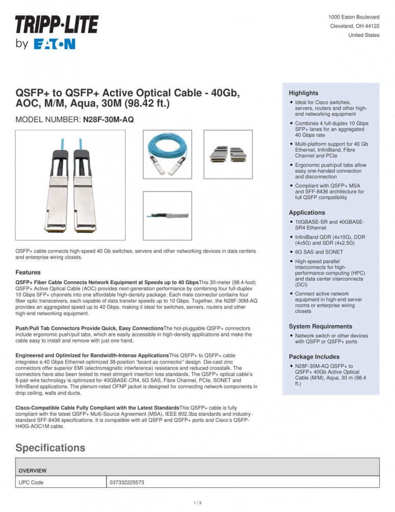 N28F-30M-AQ technical document page 1