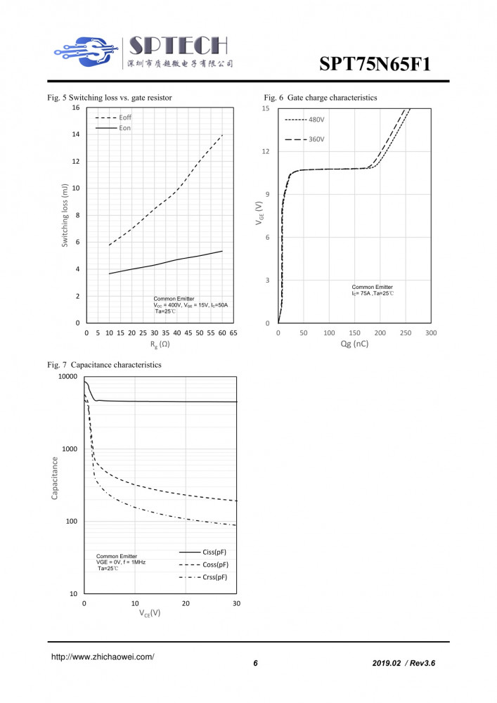SPT75N65F1 datasheet page 6