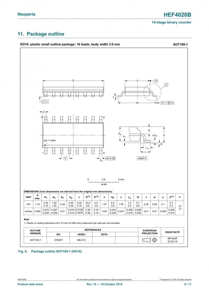 HEF4020BT datasheet page 8