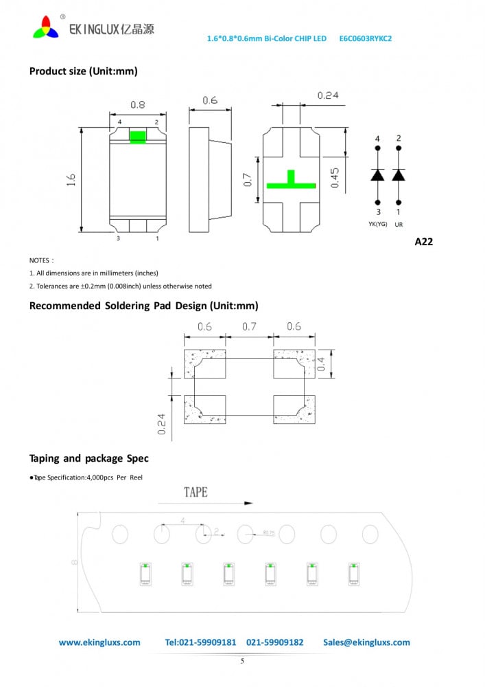 E6C0603RYKC2-A22AA-0.60T-RK02 datasheet page 5