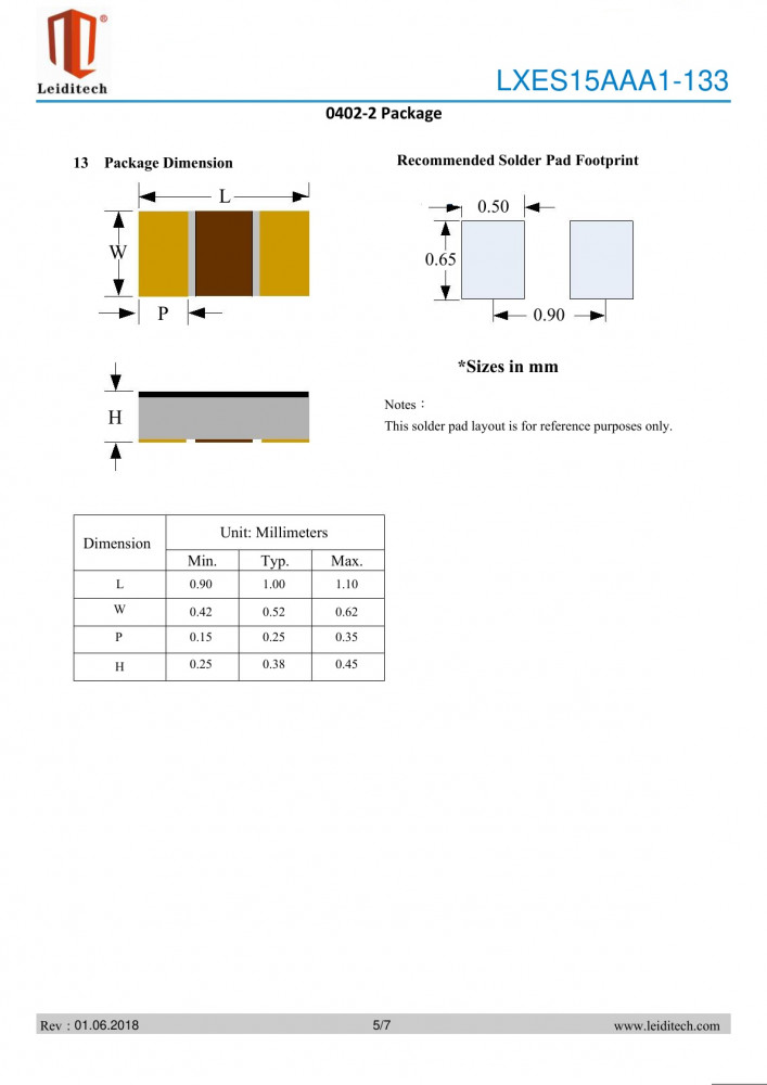 LXES15AAA1-133 datasheet page 5
