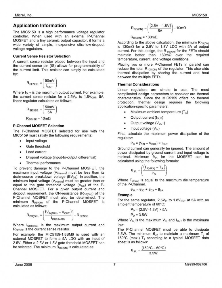 MIC5159 datasheet page 7