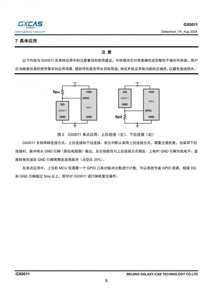 GX0011D datasheet page 5