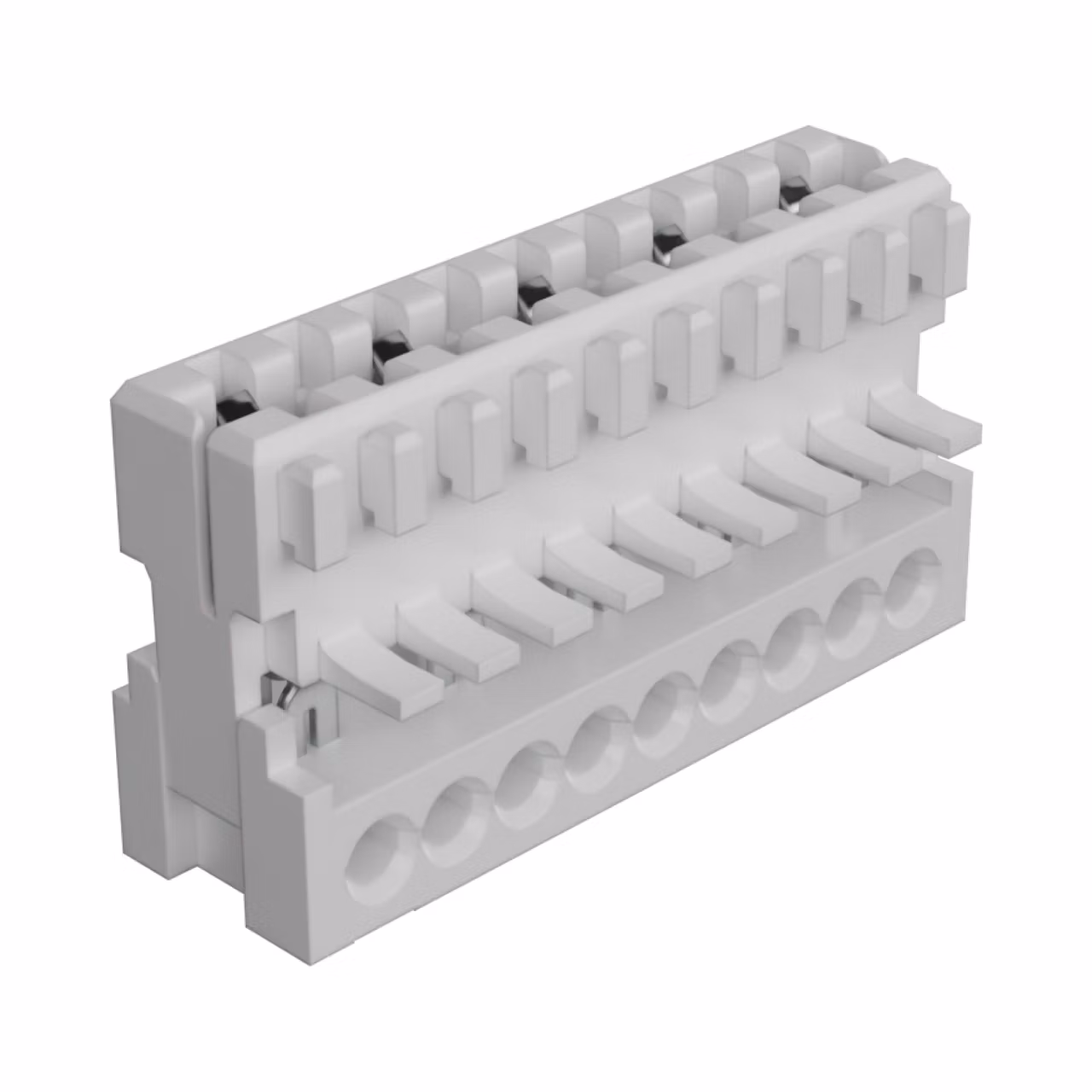 Appli-Mate RAST 2.5 IDT Housing, 5.00mm Pitch, Female, 5 Circuits, All Position Keys, Slotted Endwalls for sale