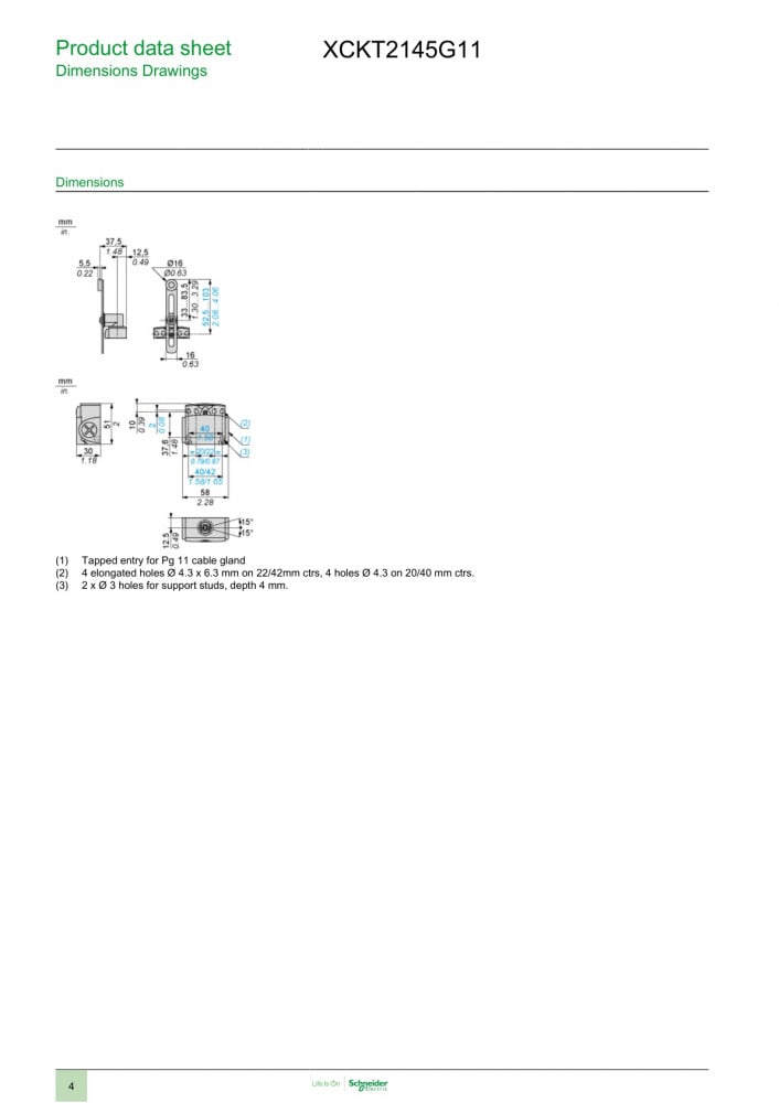 XCKT2145G11 technical document page 4