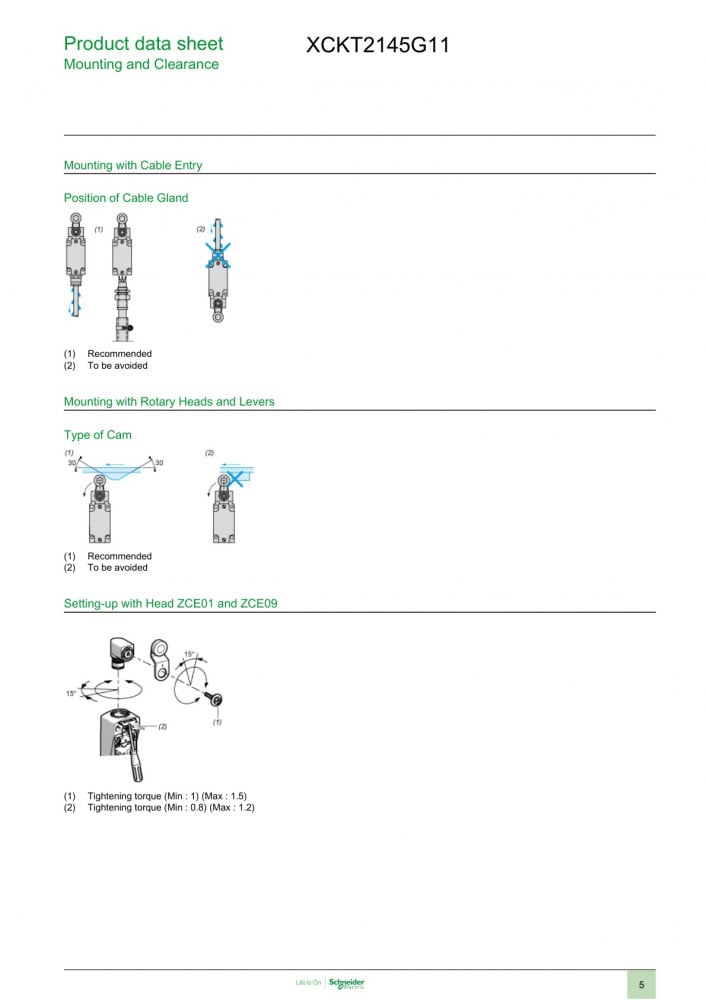 XCKT2145G11 technical document page 5
