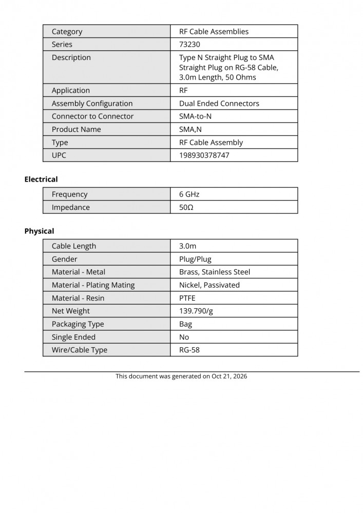 Technical document image 2 for MOLEX 732307065