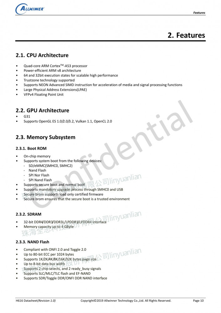 H616 technical document page 10