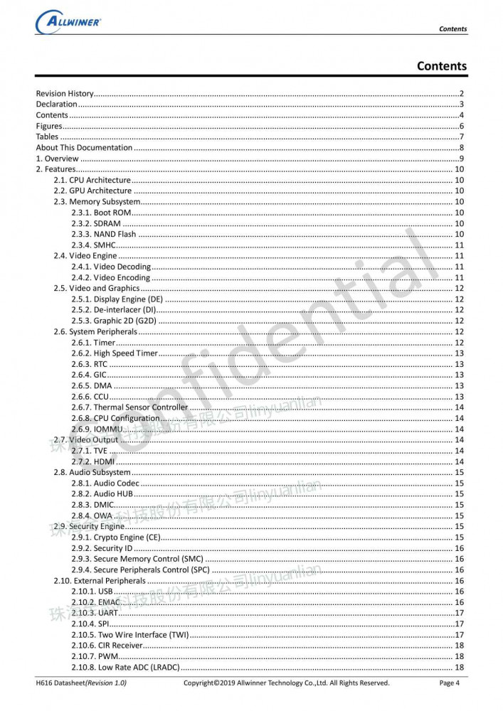 H616 technical document page 4