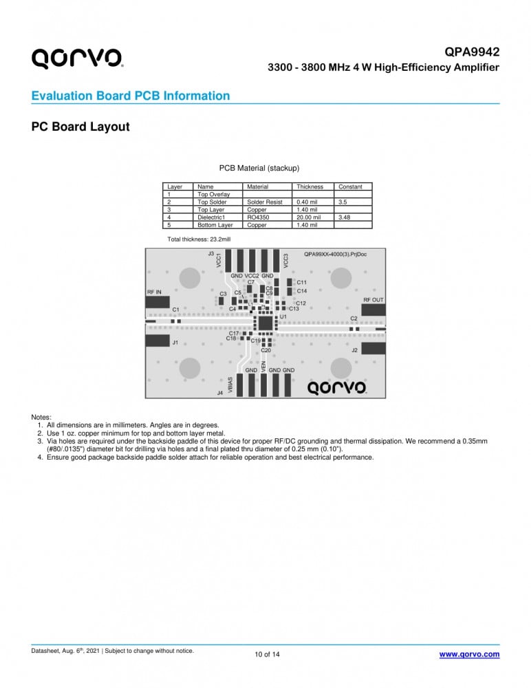 QPA9942 technical document page 10