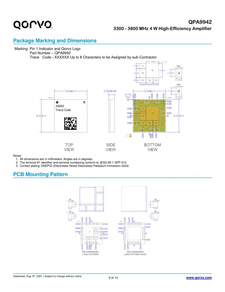 QPA9942 technical document page 9