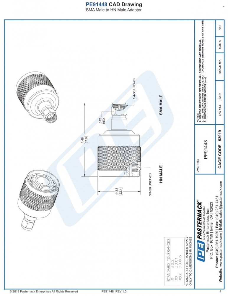 PE91448 technical document page 4