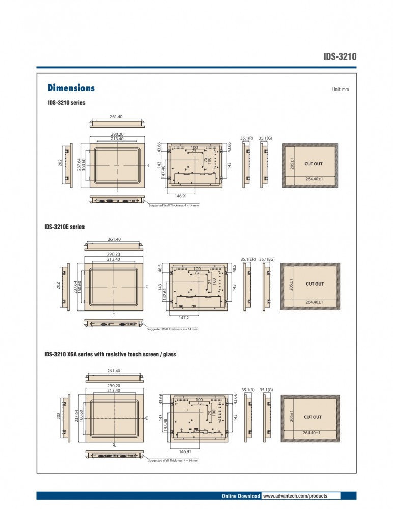 IDS-3210 product documentation page 2