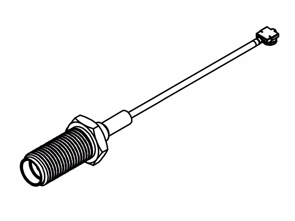 TNC Straight Bulkhead Jack RP Rear Mount to SMA Straight Plug RP on RG-316 Cable, 139.70mm Length, 50 Ohms