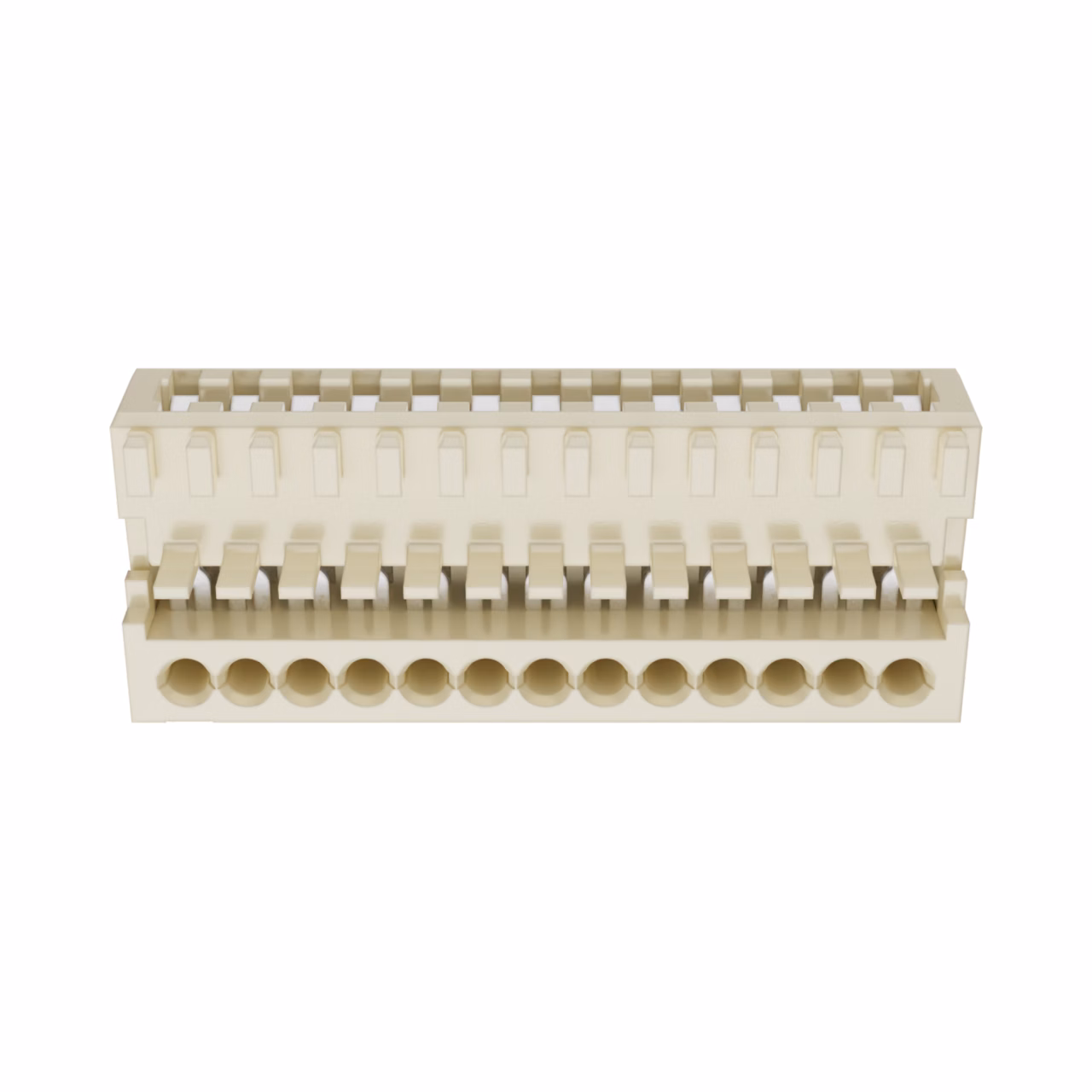Appli-Mate RAST 2.5 Connector, 2.50mm Pitch, Female, 13 Circuits, Closed Endwalls, Silver Plating for sale