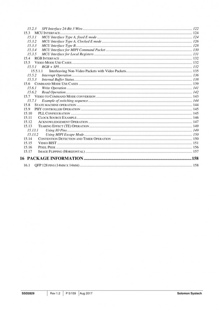 SSD2829 datasheet page 5