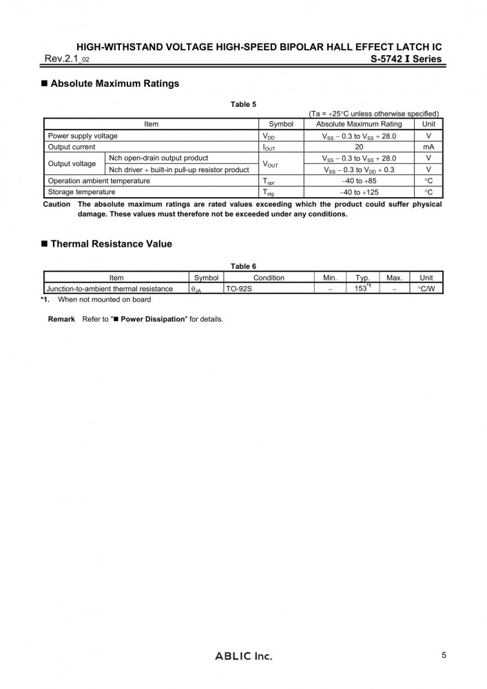 S-5742NBL2I-Y3N3 technical document page 5
