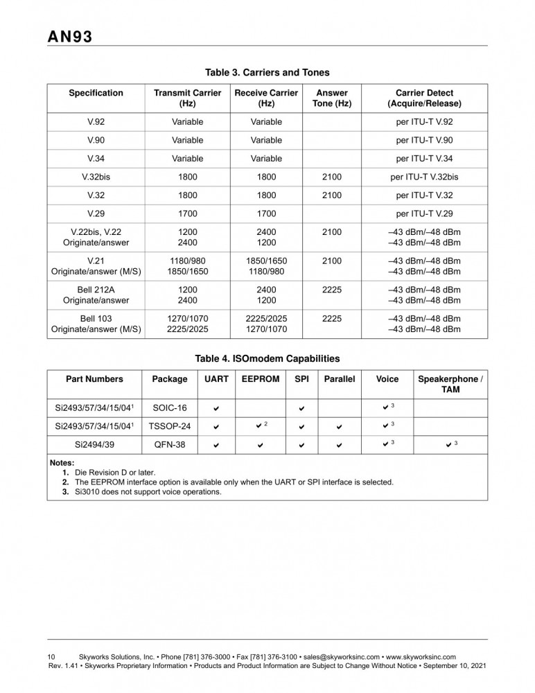 SI2493 technical document page 10
