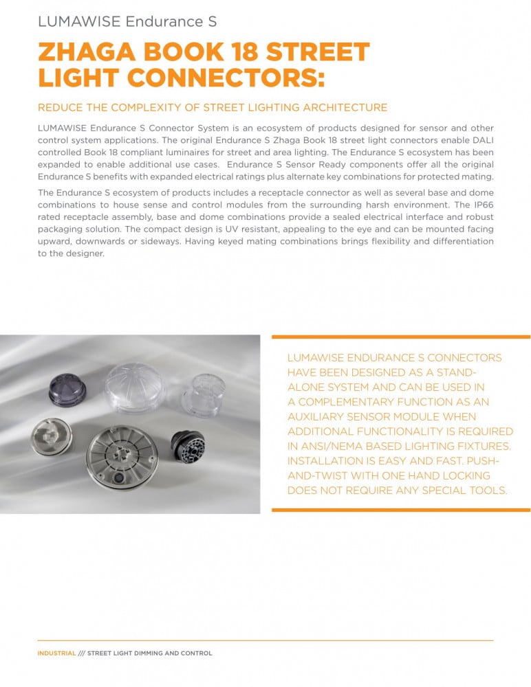 TE Connectivity LUMAWISE Endurance reference guide page 4