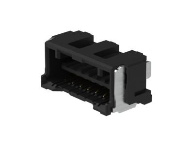 1.50mm Pitch CLIK-Mate Wire-to-Board PCB Receptacle, Single Row, Surface Mount, Vertical, 0.10µm Gold (Au) Plating, 7 Circuits, Black