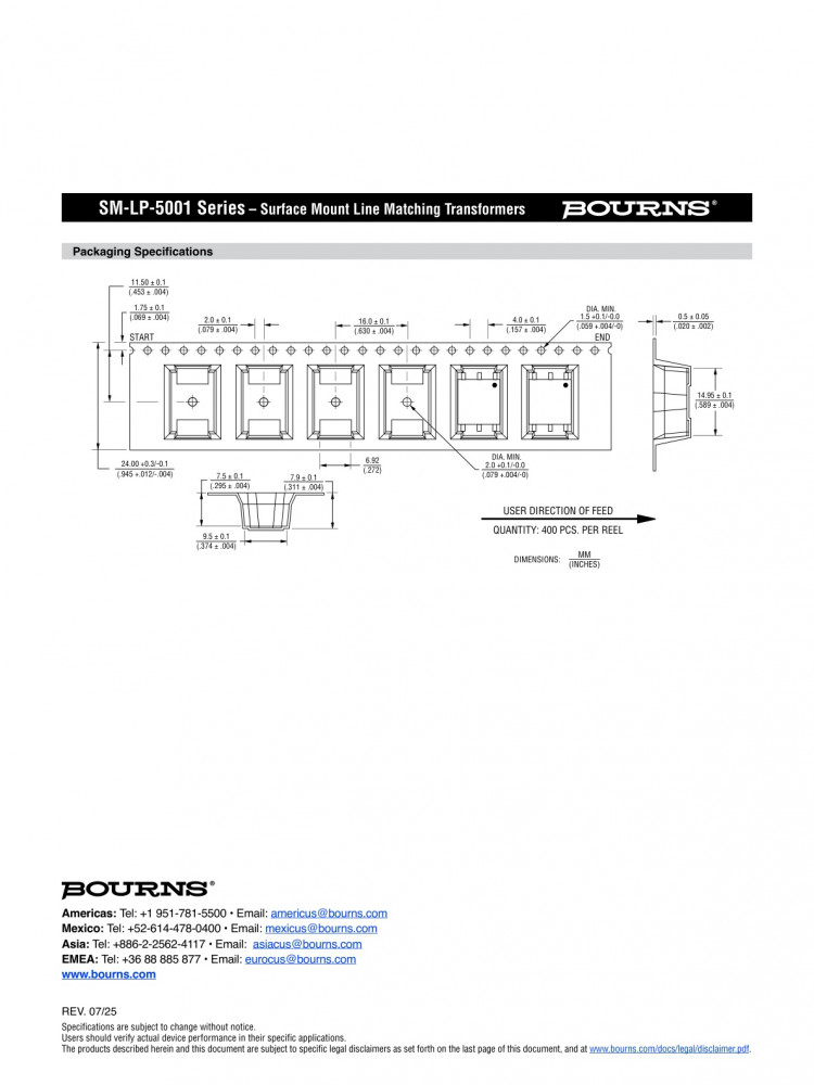 SM-LP-5001 series datasheet page 2