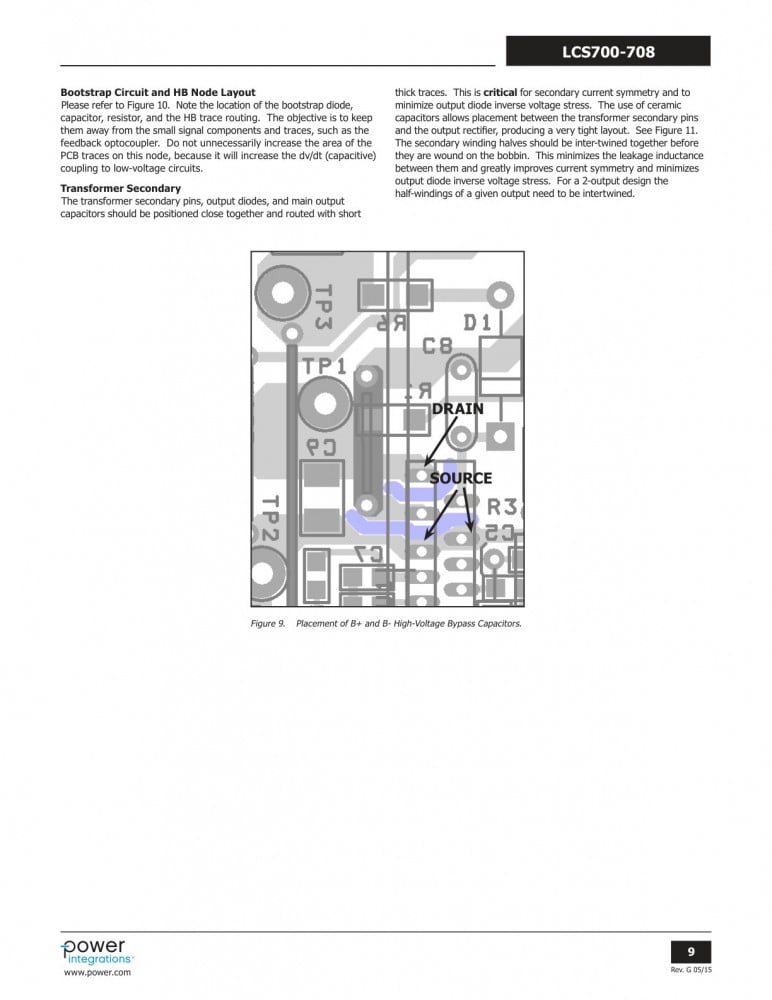 LCS705HG technical document page 9
