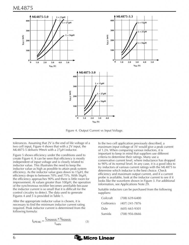 ML4875 datasheet page 7